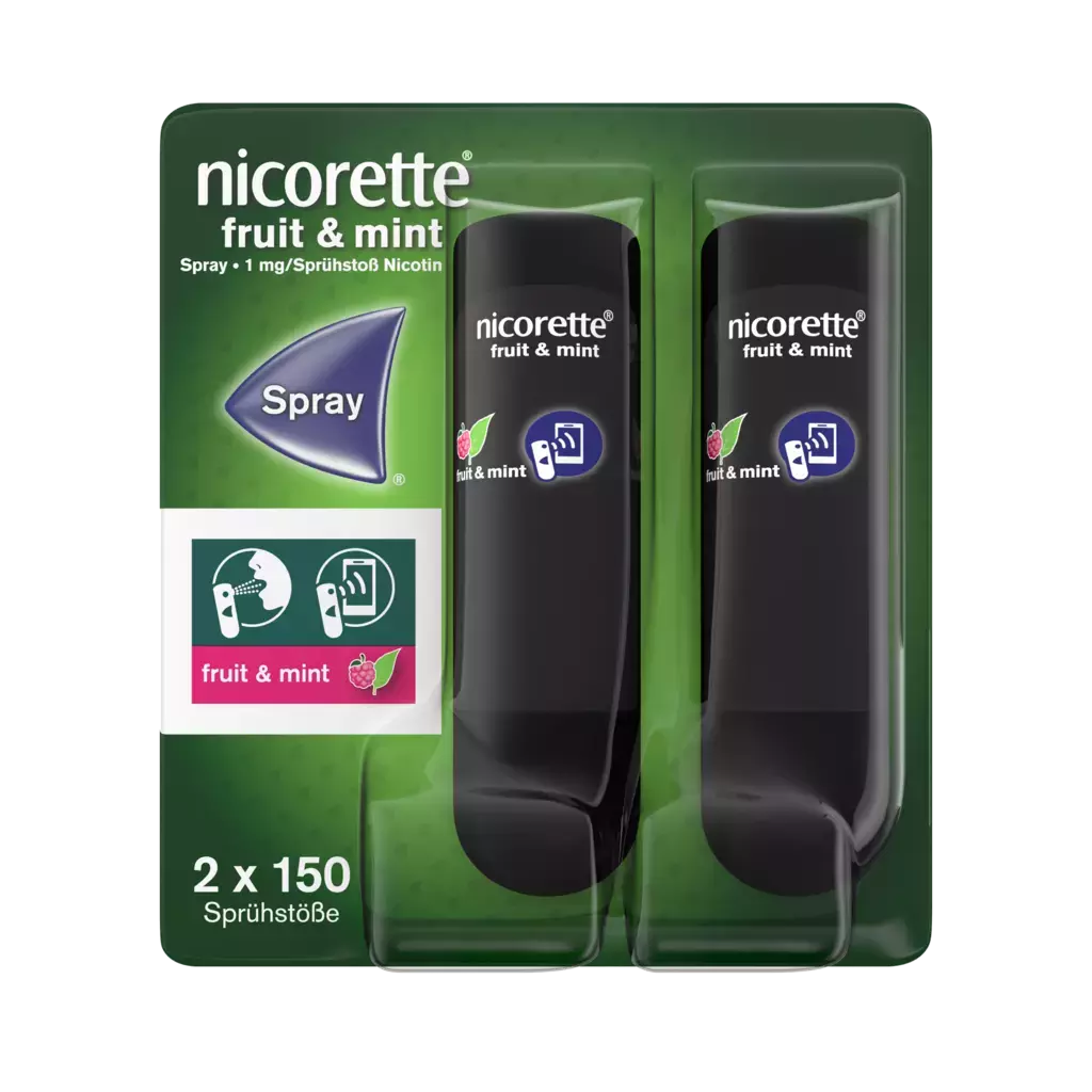 nicorette® fruit & mint Spray – Smartes Nikotinspray | nicorette®